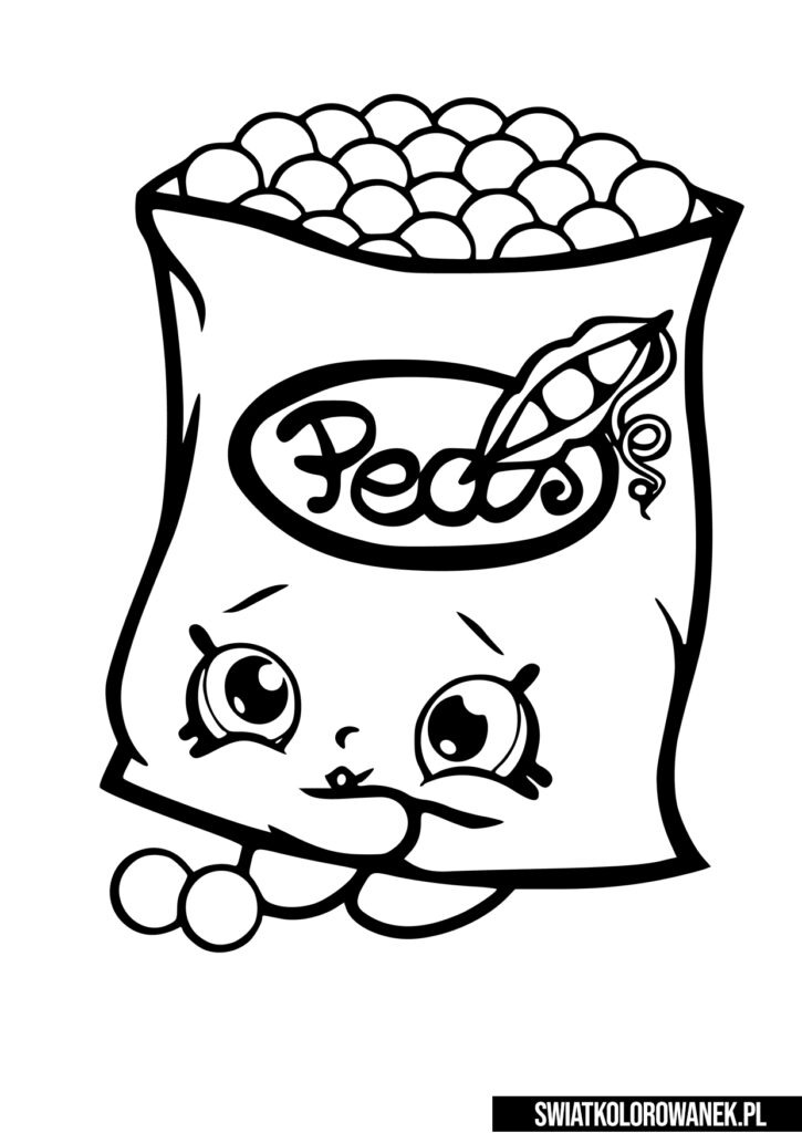 Shopkins Kolorowanka Bukiet Roz Kolorowanki Do Druku E Kolorowanki