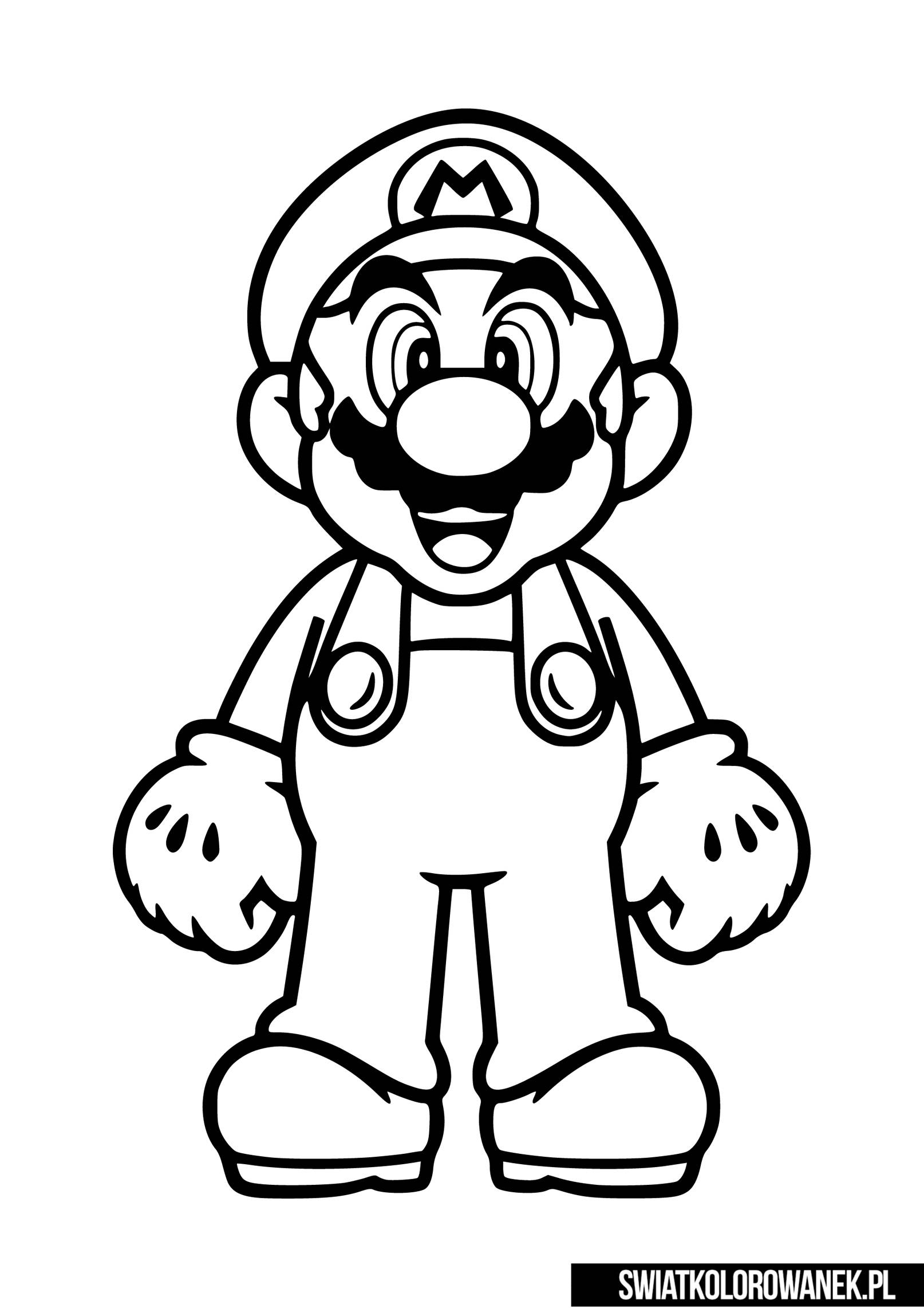 Super Mario Bros - Darmowe kolorowanki do druku Super Mario Bros - Darmowe kolorowanki do druku