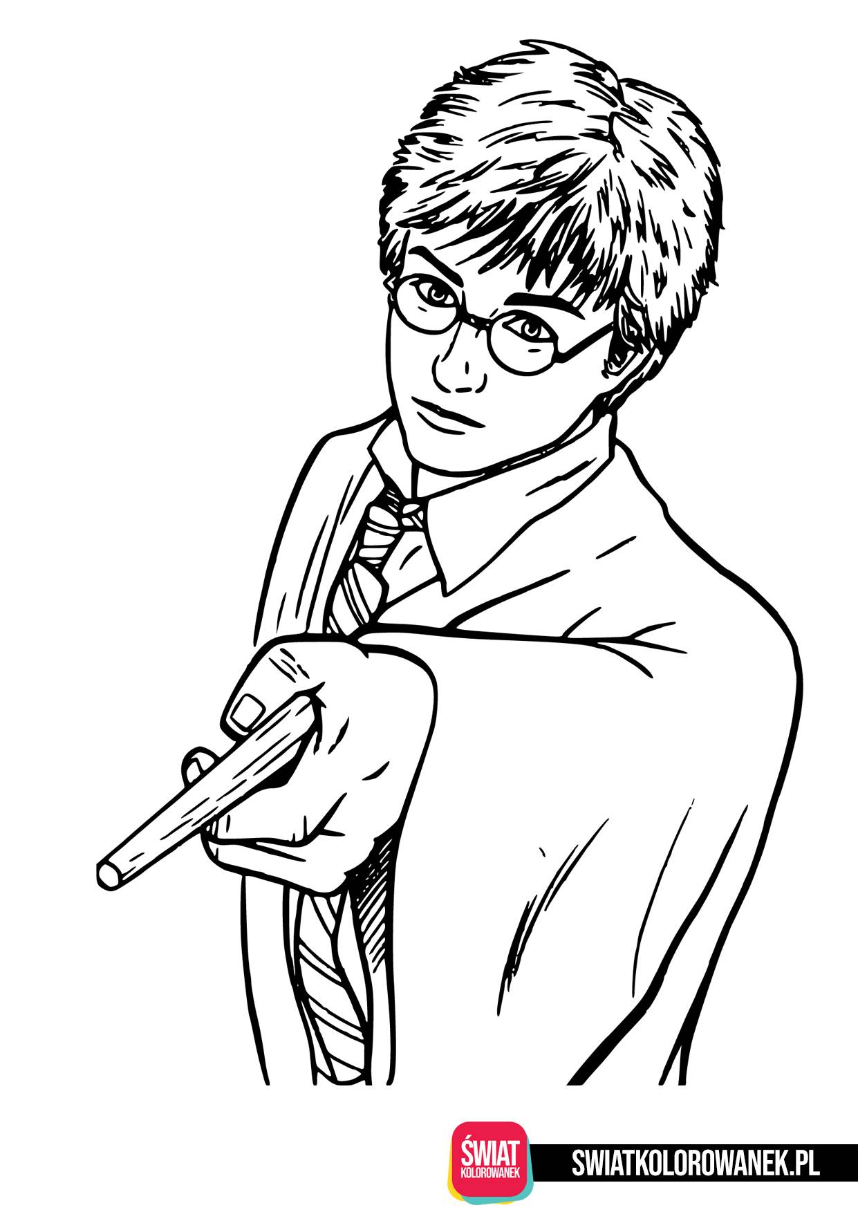 Harry Potter malowanka do druku - Darmowe kolorowanki do druku Harry Potter malowanka do druku - Darmowe kolorowanki do druku