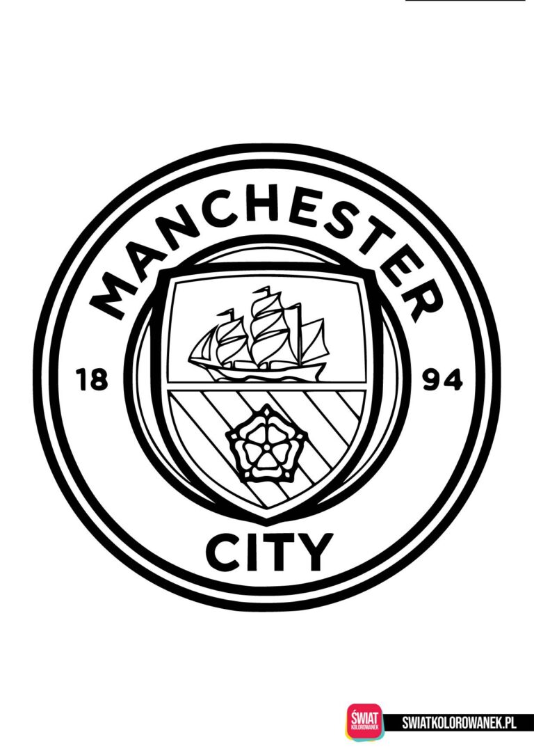 Manchester City kolorowanka - Darmowe kolorowanki do druku Manchester City kolorowanka - Darmowe kolorowanki do druku