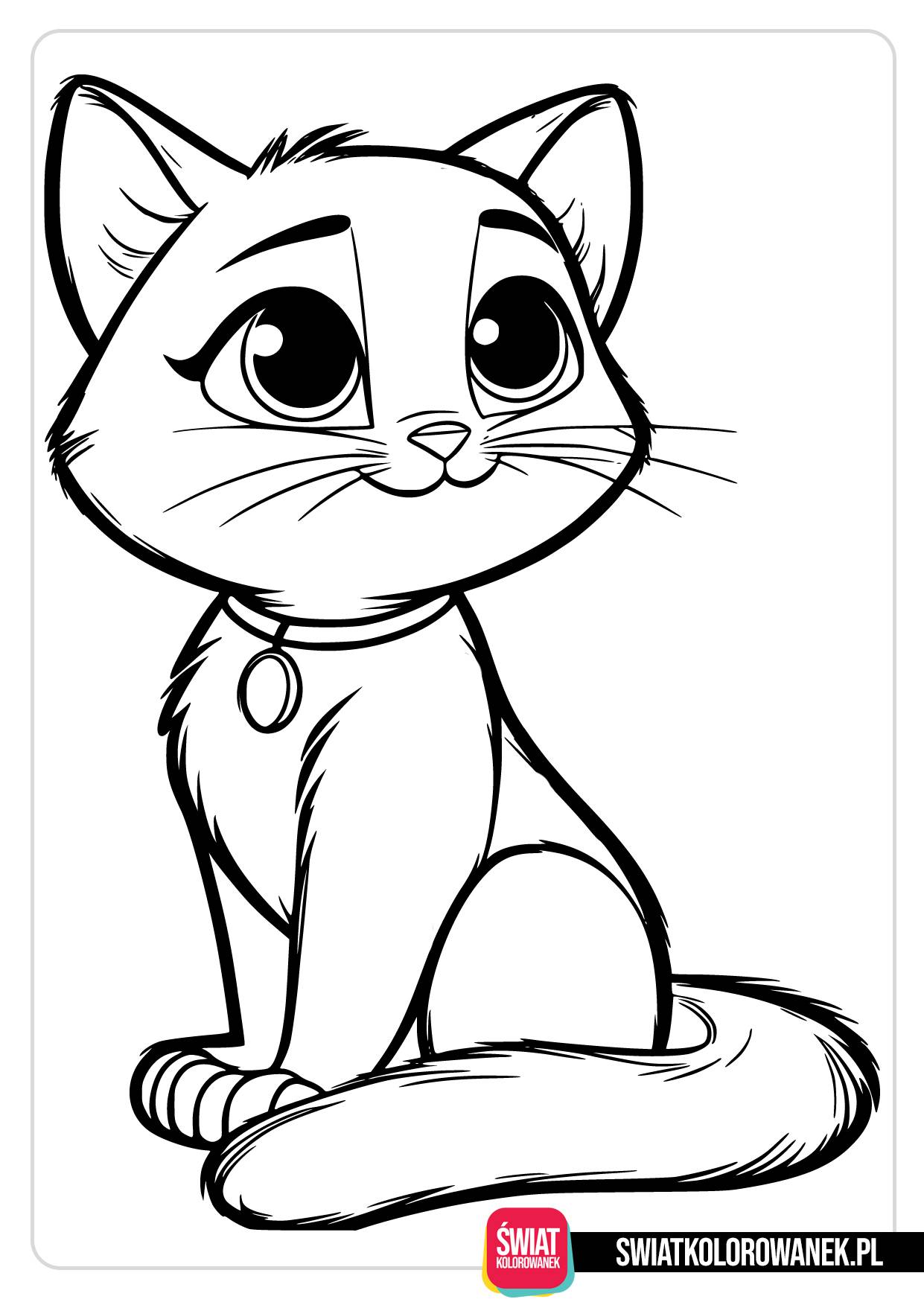 Kocie Kolorowanki Dwa Szablony Do Pobrania Chytra Sztuka Jesienne